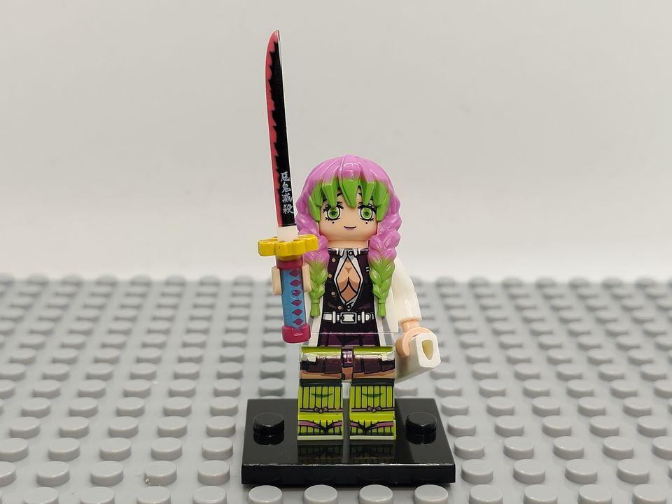 Custom Lego Compatible Demon Slayer Mitsuri Kanroji Minifig – Dx Games ...
